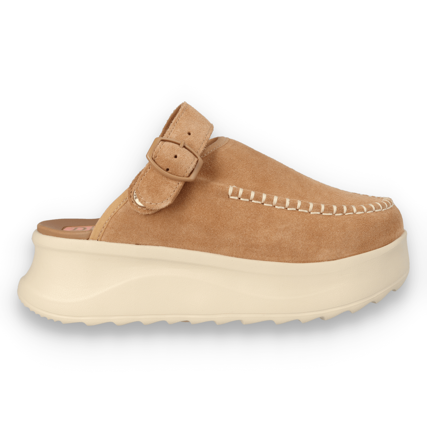 HEYDUDE Delray Clog Suede Dames Cognac | HD44259-265 | Bartogi